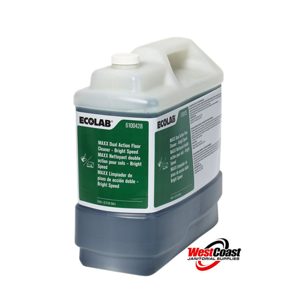 ECOLAB MAXX DUAL ACTION FLOOR CLEANER (BRIGHT SPEED) 9.46L – West Coast ...